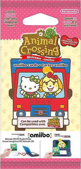 Animal Crossing: New Leaf + Sanrio Collaboration Pack - Amiibo