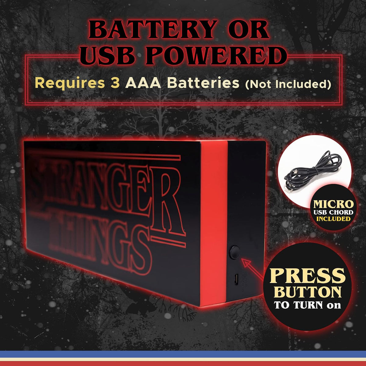 Stranger Things Logo Light - Paladone